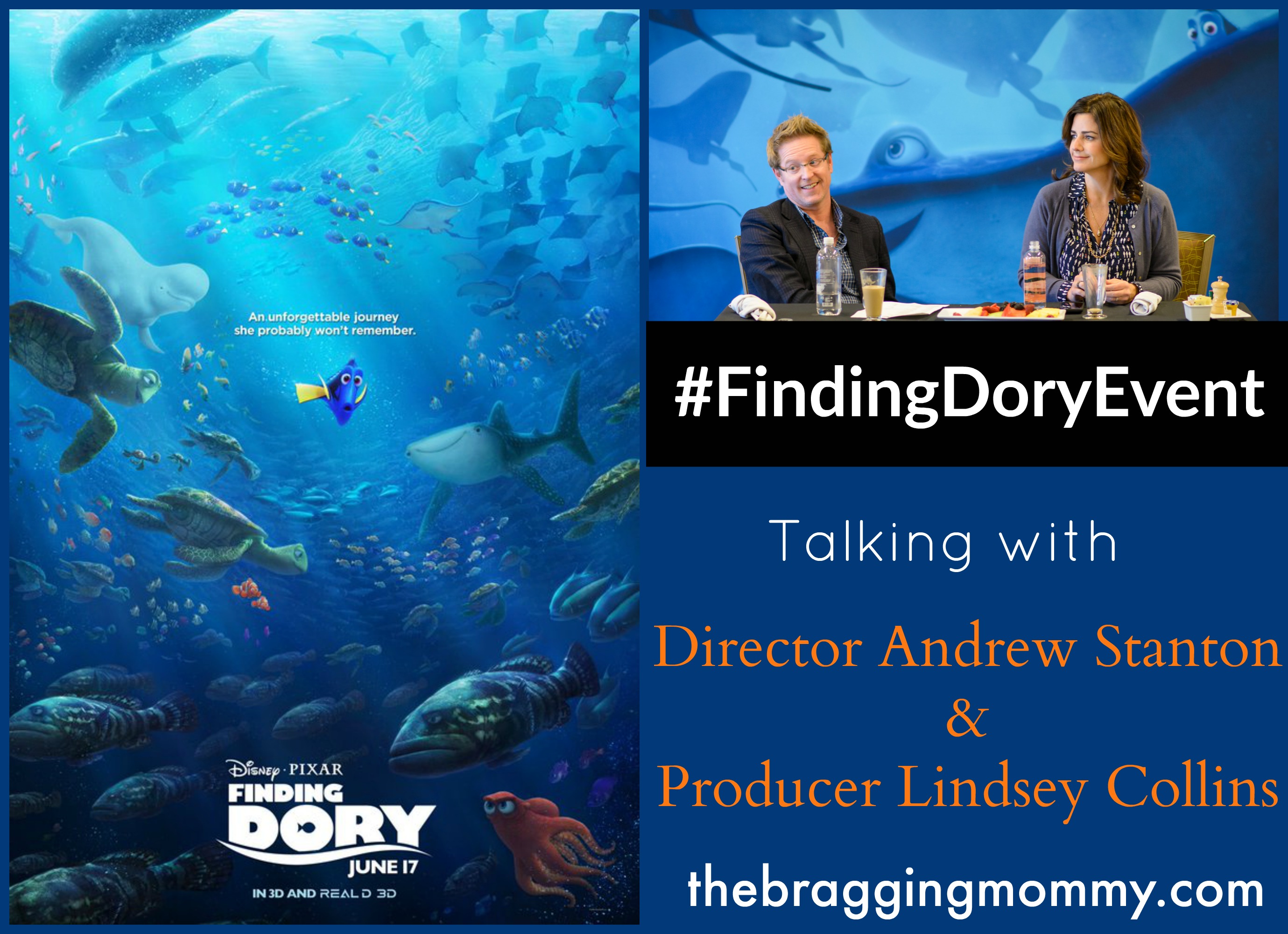 Talking Finding Dory with Director Andrew Stanton & Producer Lindsey ...