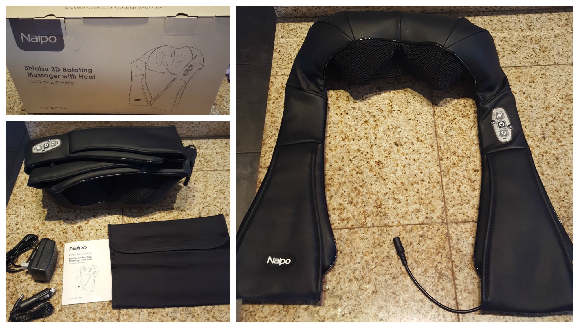 Relaxing with the Naipo Shoulder Massager ~ My Review - Bragging Mommy