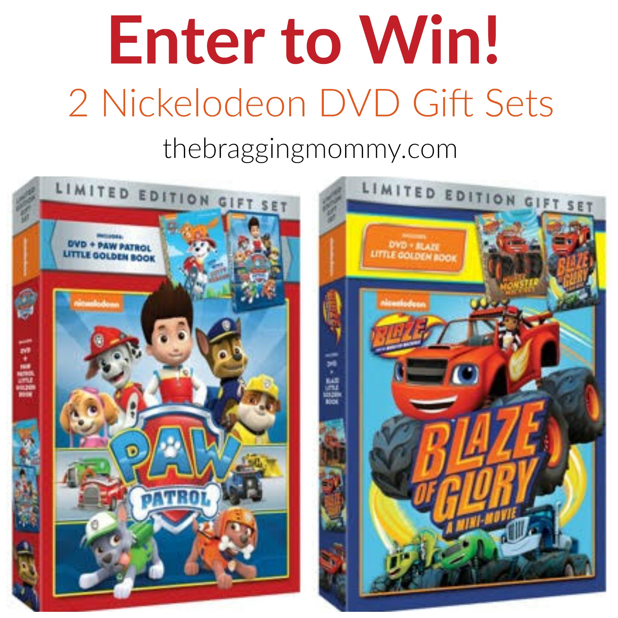 Paw Patrol & Blaze and the Monster Machines Limited Edition Gift Sets ...