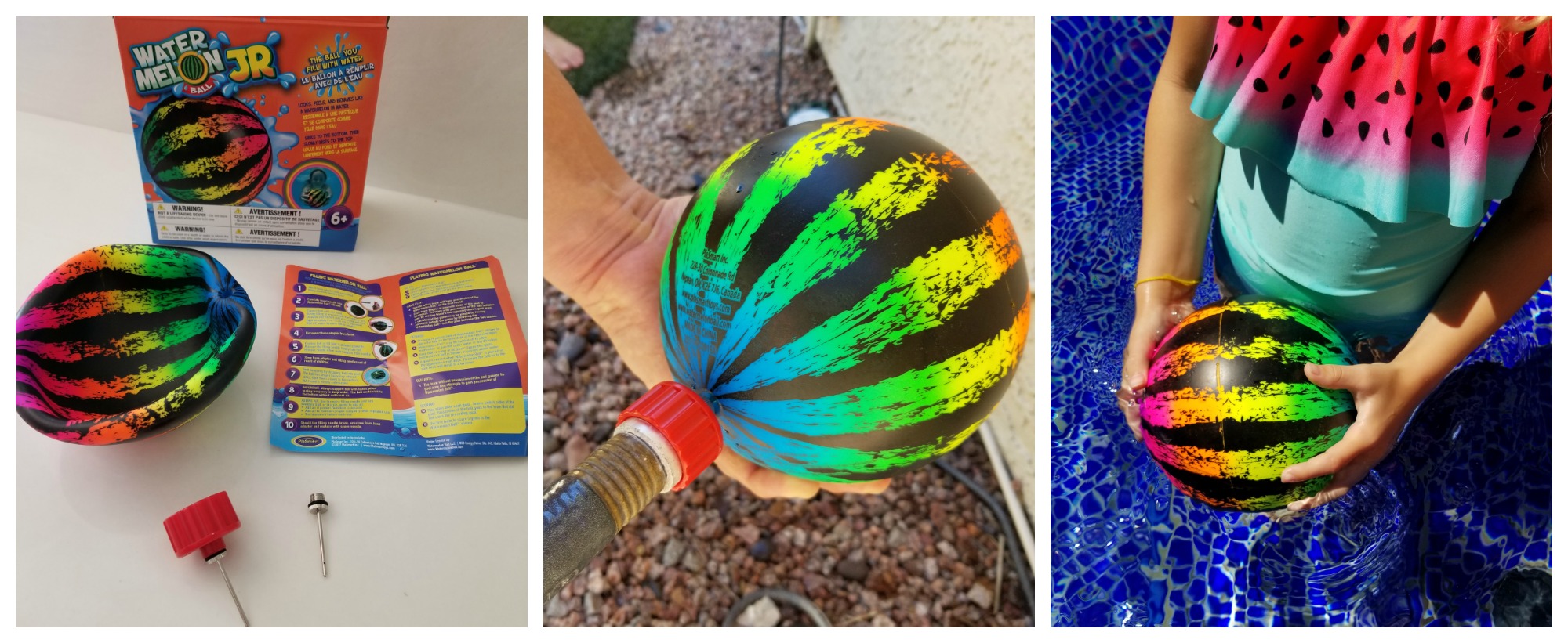 Summer Fun in the Pool! Watermelon Ball JR Review - Bragging Mommy
