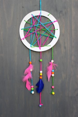 How to Make a Dream Catcher Craft at Home for Kids - Bragging Mommy