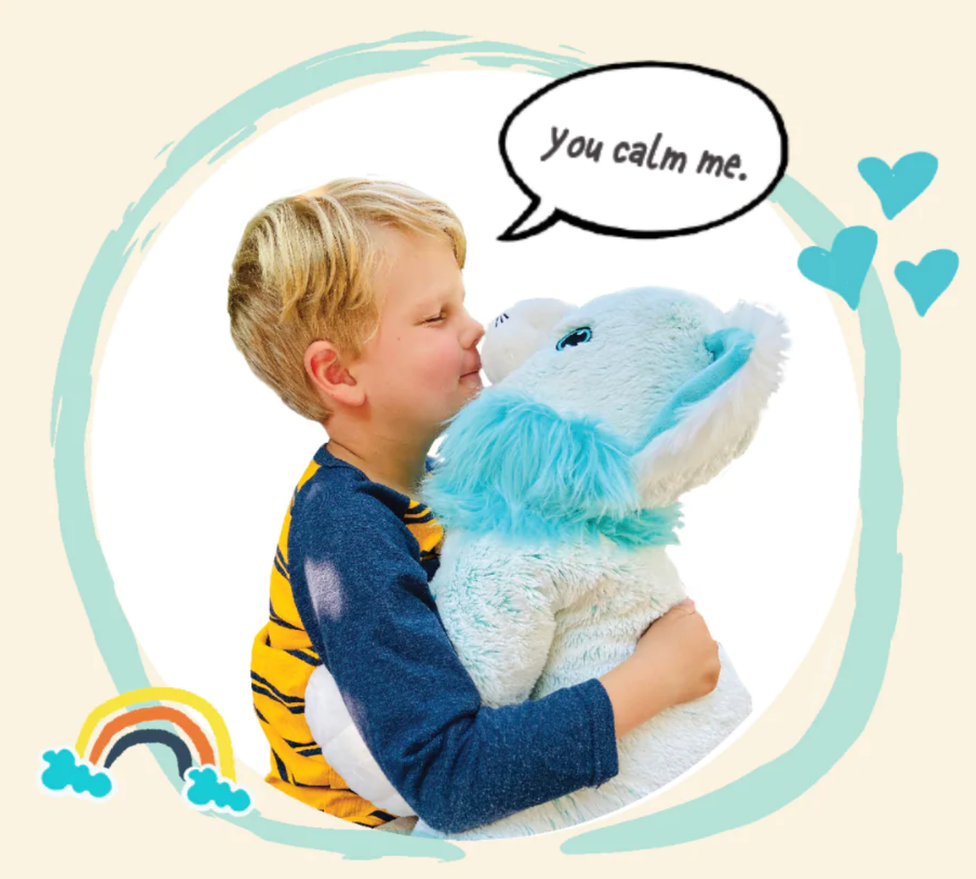 FluffyWeight Weighted Stuffed Animal for Anxiety and Calming