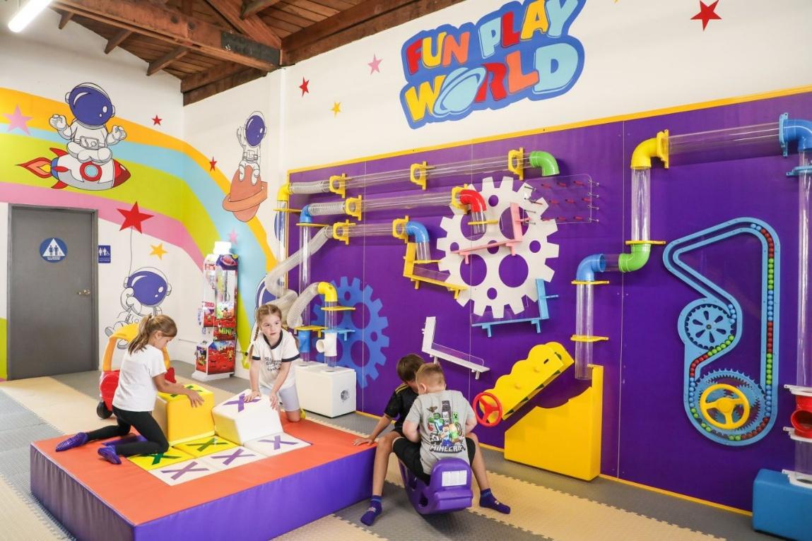 Perfectly Organized Playground Birthday Party at Fun Play World ...